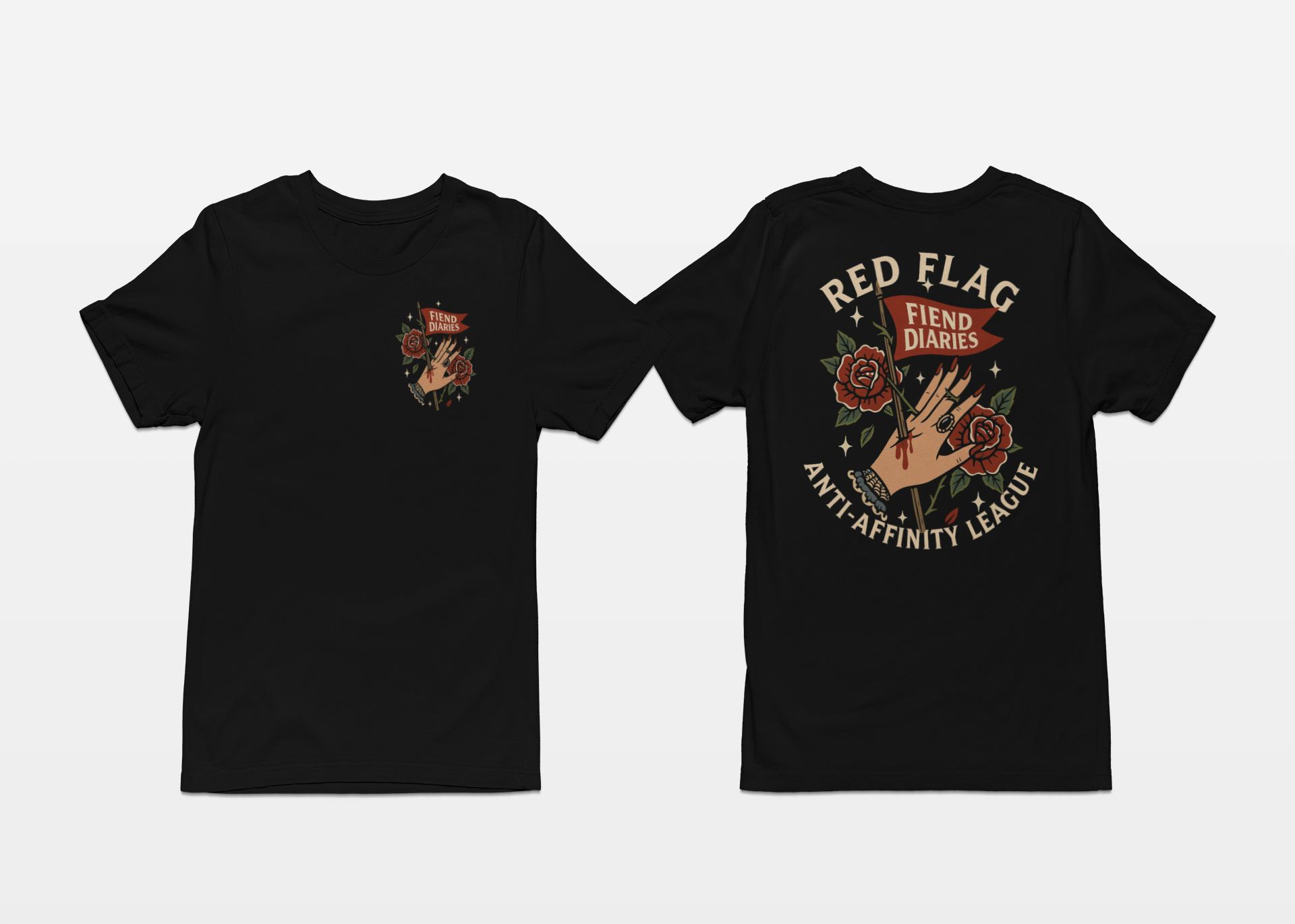 ANTI RED FLAG- TSHIRT – FIEND DIARIES